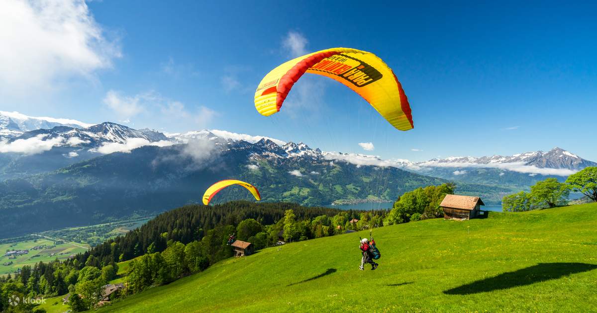 Experiencia de parapente en tándem en Interlaken - Klook Estados Unidos