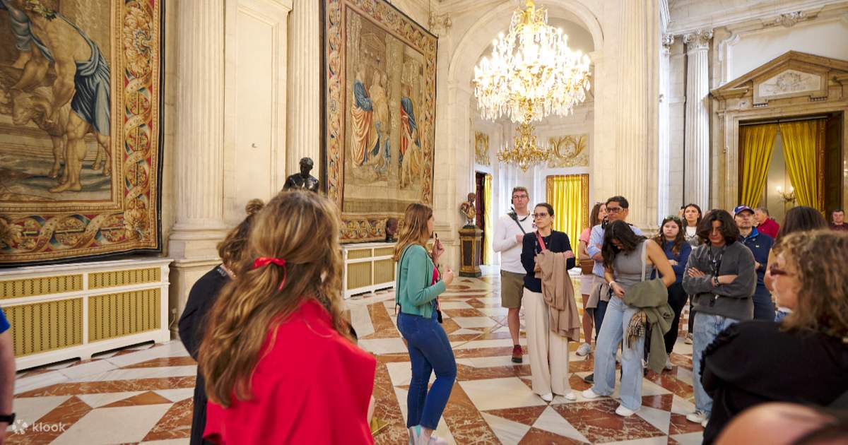 Royal Palace of Madrid Historical Tour with Tapas Tasting - Klook ...