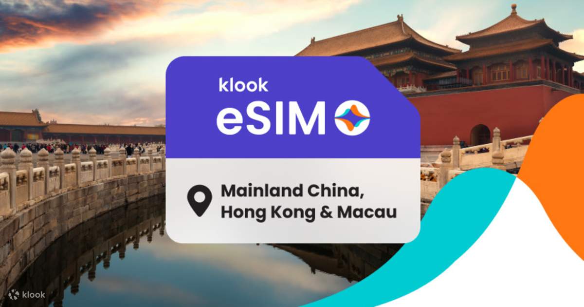 5G Unlimited Prepaid eSIM China, Hong Kong and Macau - Klook