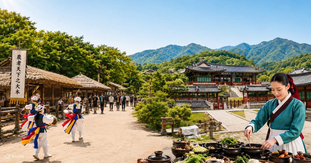 Korean Folk Village & Dae Jang Geum Park Private Full-Day Tour - Klook ...