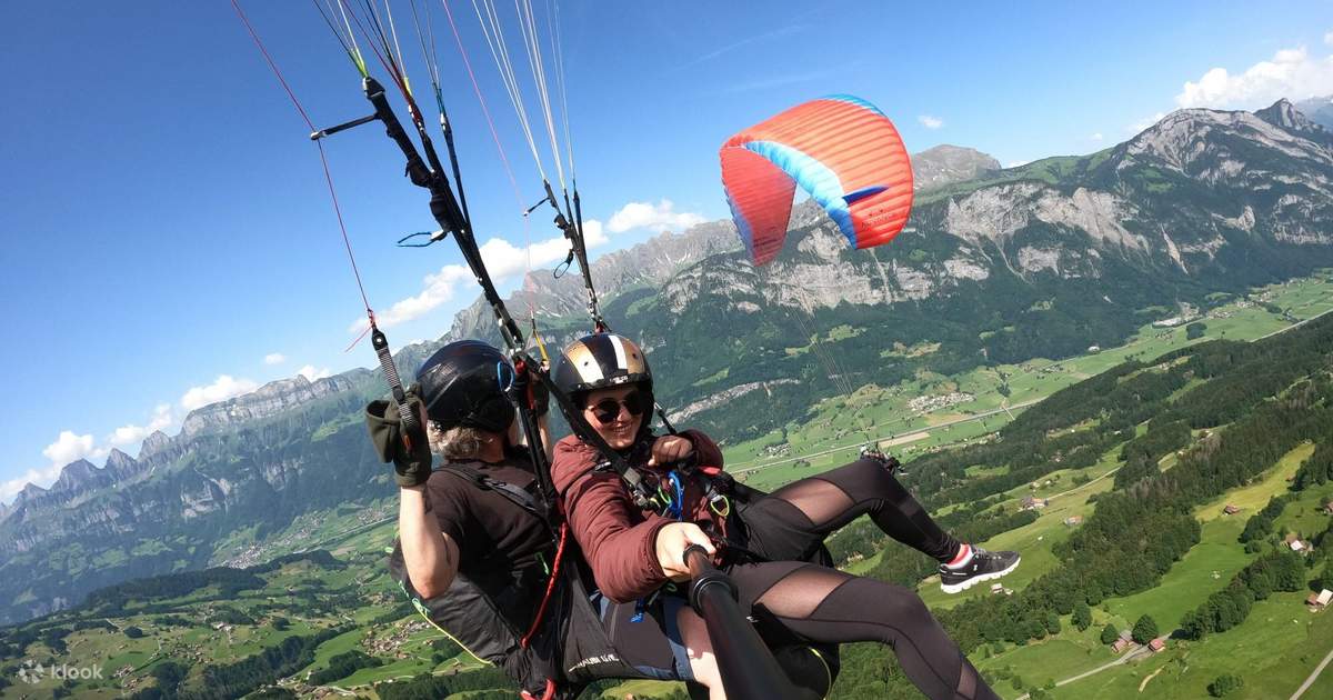 Paragliding Tandem Flight Experience in Flums - Klook United States