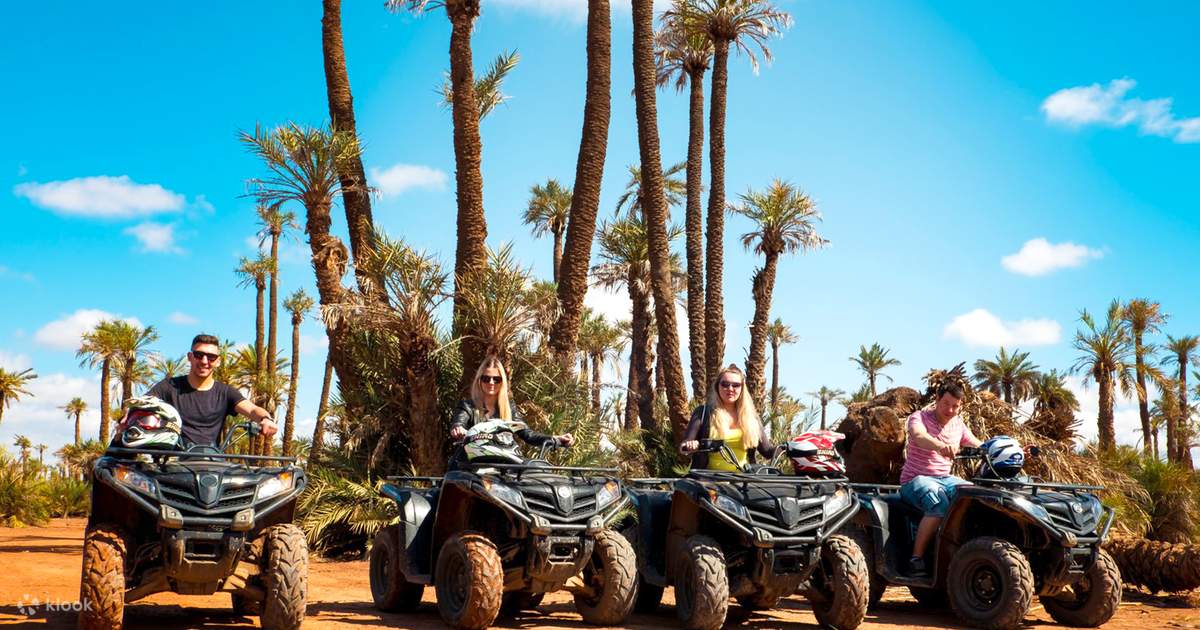 Marrakech : Quad Bike Palmeraie Adventure With Mint Tea - Klook Singapore