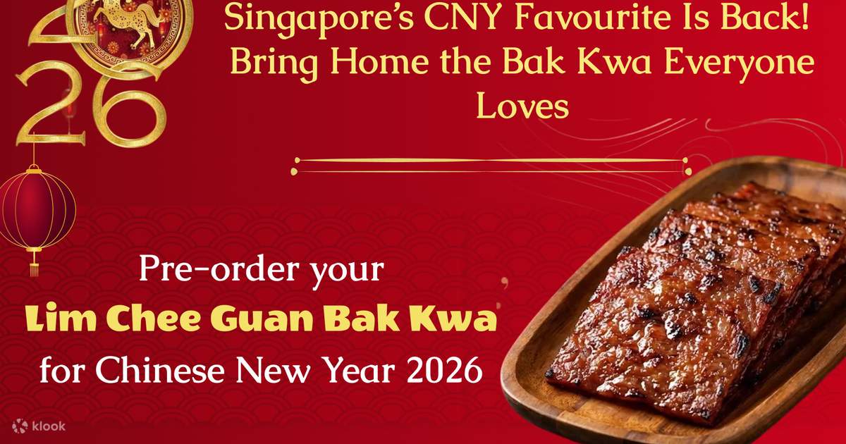 WhyQ, 싱가포르의 Lim Chee Guan Bak Kwa 배송 - 클룩 Klook 한국