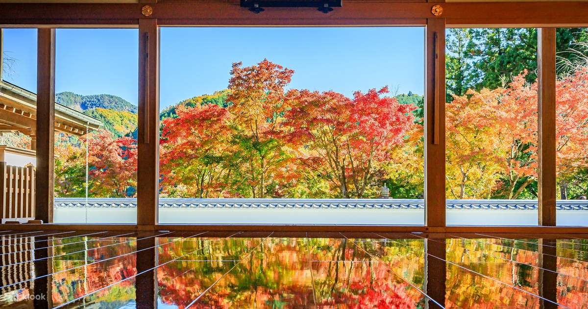 Tur Sehari Penuh Kuil Hōdō & Lembah Daun Maple Kuil Orihime & Taman ...