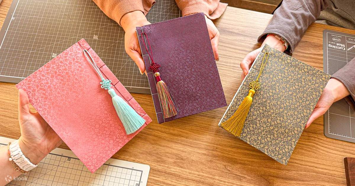 Korean Traditional Notebook Making Class - Klook United States