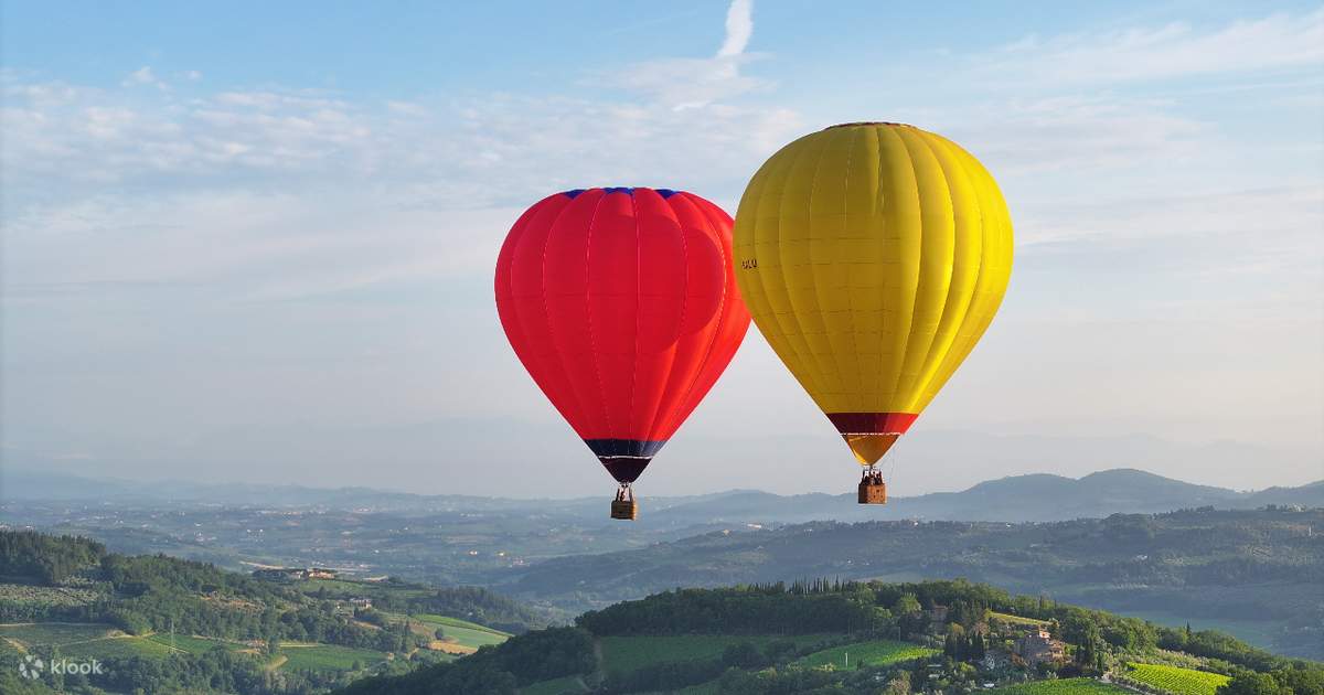 Experiencia en globo aerostático con desayuno desde Siena - Klook ...