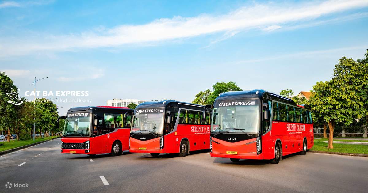 Ha Noi - Cat Ba Island Bus by Cat Ba Express - Klook
