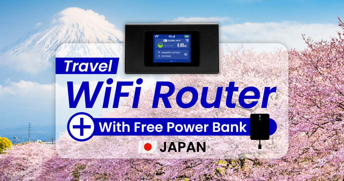 4G Portable WiFi (Japan Pick Up) with Unlimited Data for Japan - Klook ...