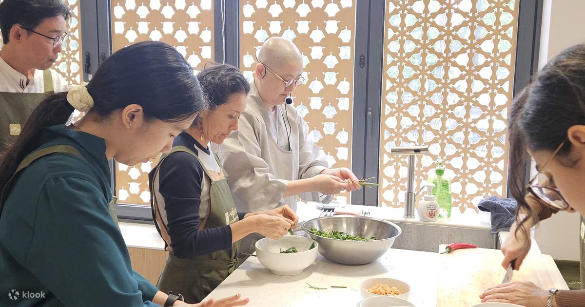 Seoul Korean Temple Food Cooking Class - Klook The Bahamas