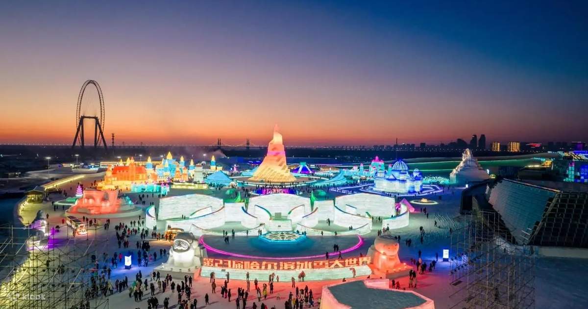 Harbin Ice and Snow Festival Private Guided Night Tour Ice and Snow ...