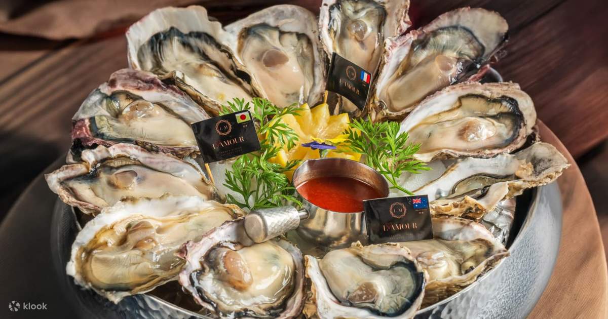 L'AMOUR | Unlimited Oyster Feast, Michelin-Starred Team French Cuisine ...
