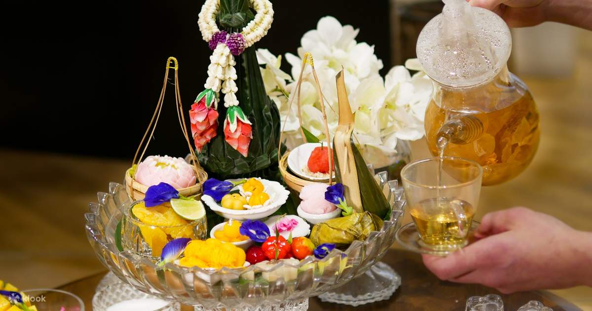 High Tea Sets at Cher Cheeva Thai Dessert Cafe at ICONSIAM, Thailand ...