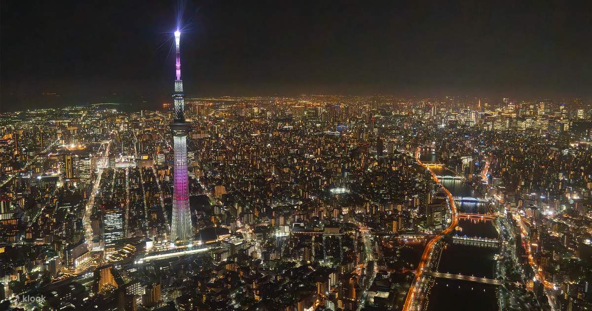 Tokyo night view helicopter - Klook United States